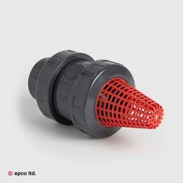 U-PVC Plain Foot Valve Strainer EPDM | Metric | epco